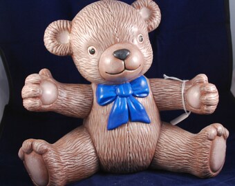 Teddy bear figurine | Etsy