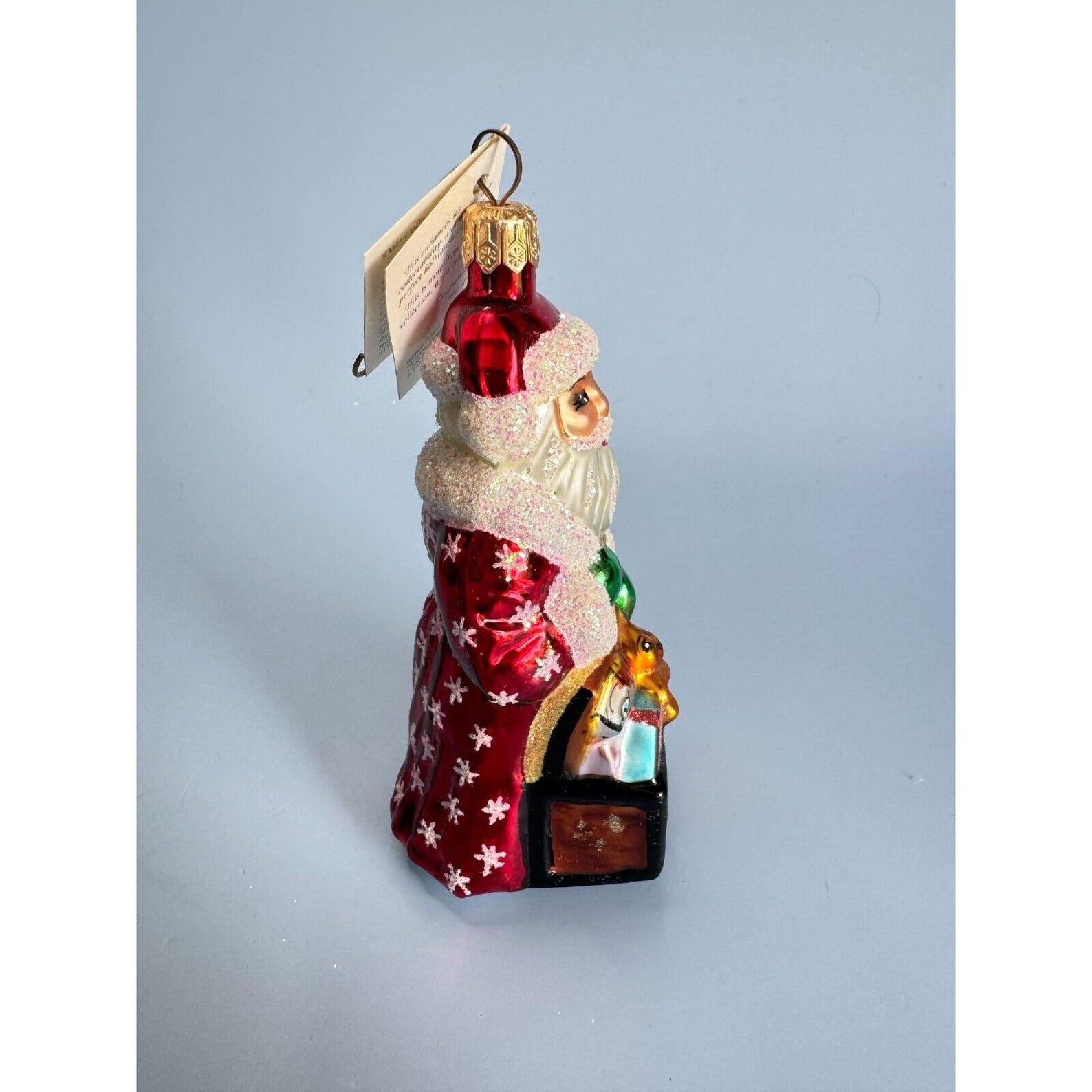 Vintage Christopher Radko Tiny Toy Chest Santa Claus (98-185-0) 1998 - Etsy