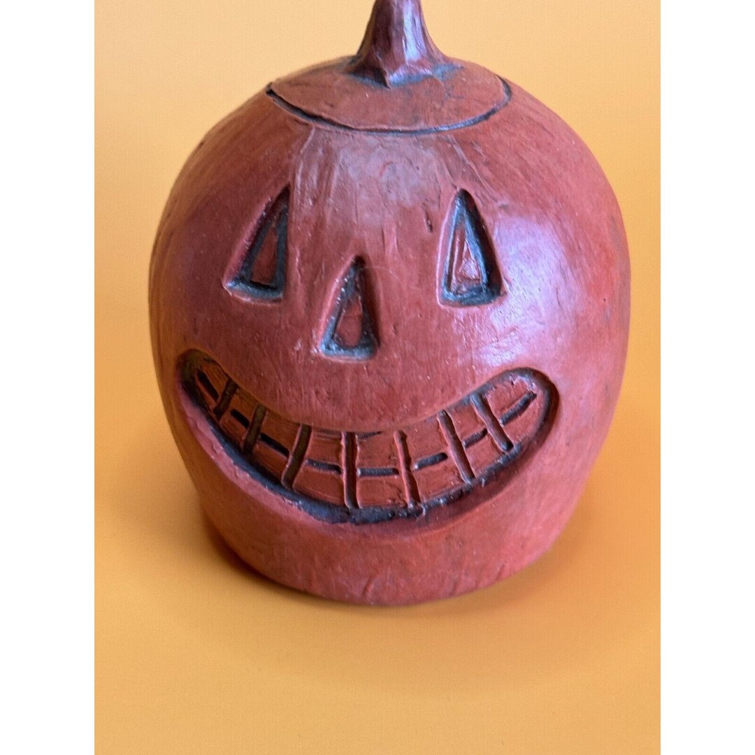 Isabel Bloom Halloween Pumkin Concrete Art Sculpture Signed by Artist ...