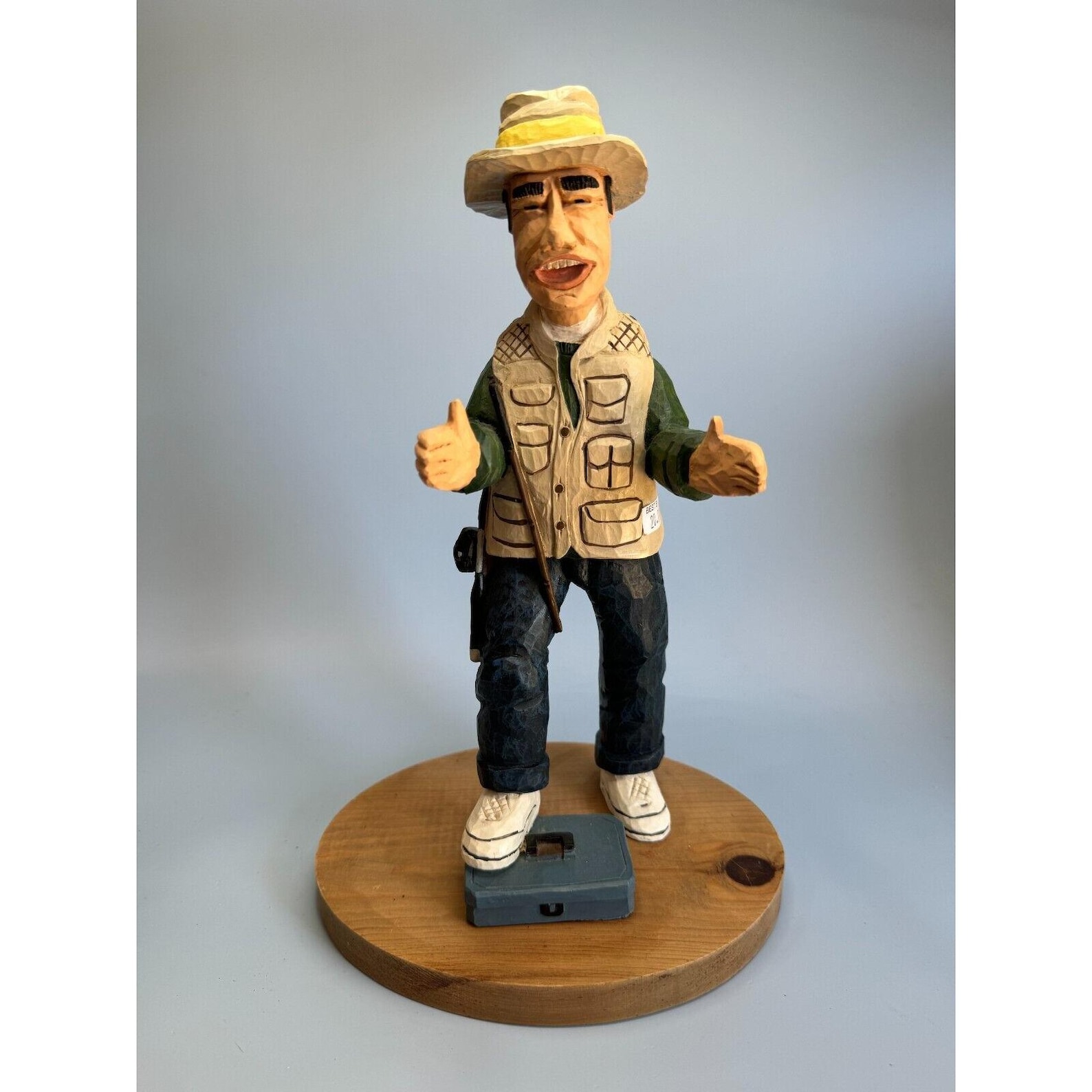 Dave Constantine Fisherman Figure Telling Tales 1993 Signed the Hadley ...