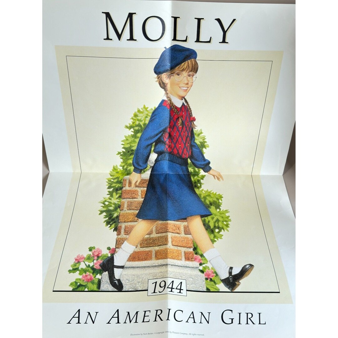 Large American Girl Molly Paper Wall Poster 24 X - Etsy