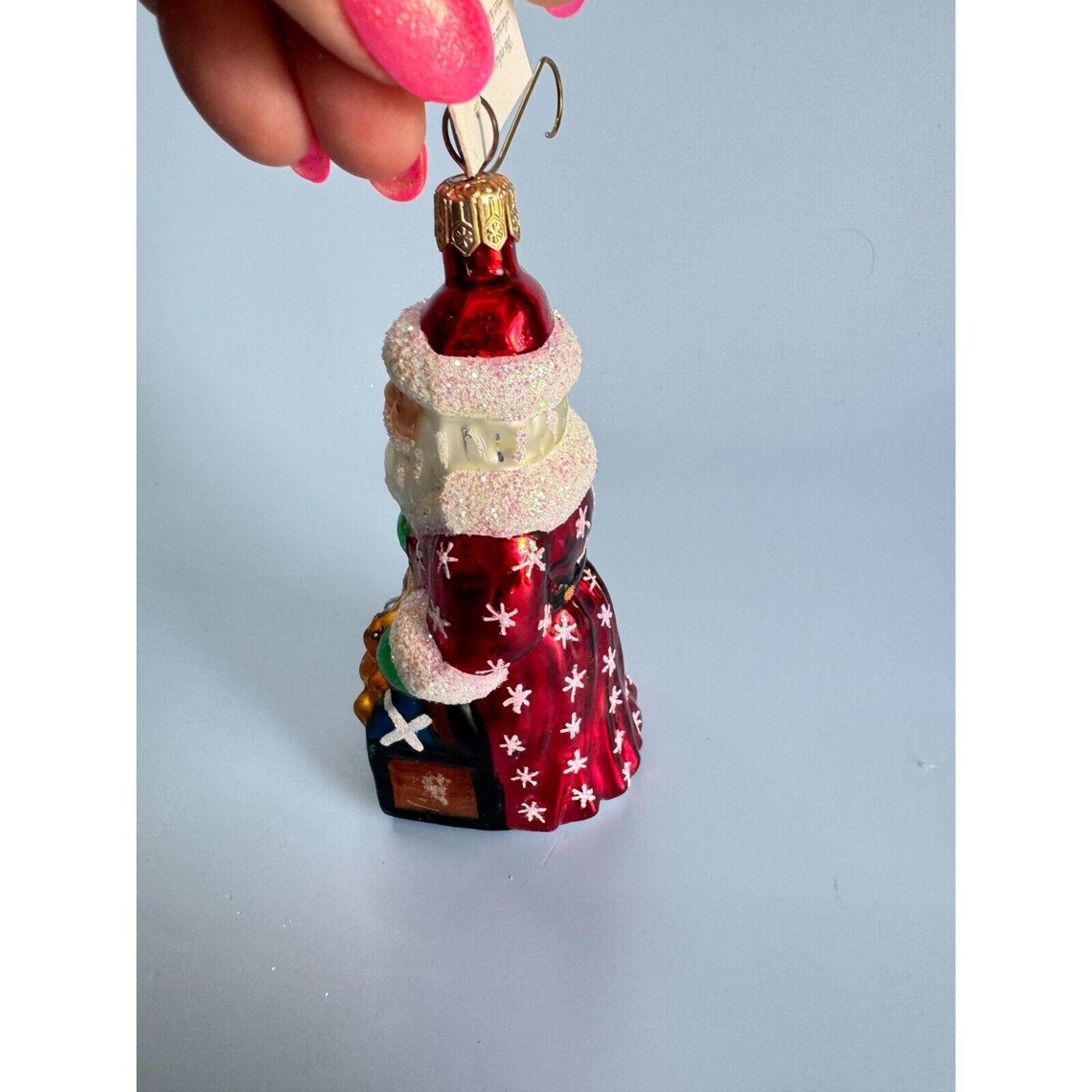 Vintage Christopher Radko Tiny Toy Chest Santa Claus (98-185-0) 1998 - Etsy
