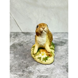 Vintage Cybis Muffet the Rabbit Porcelain Figurine 1976 - Etsy