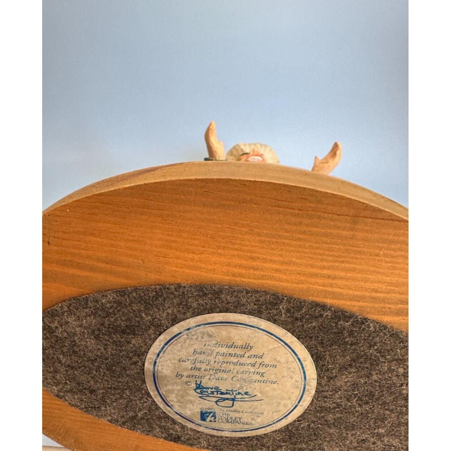Dave Constantine Fisherman Figure Telling Tales 1993 Signed the Hadley ...
