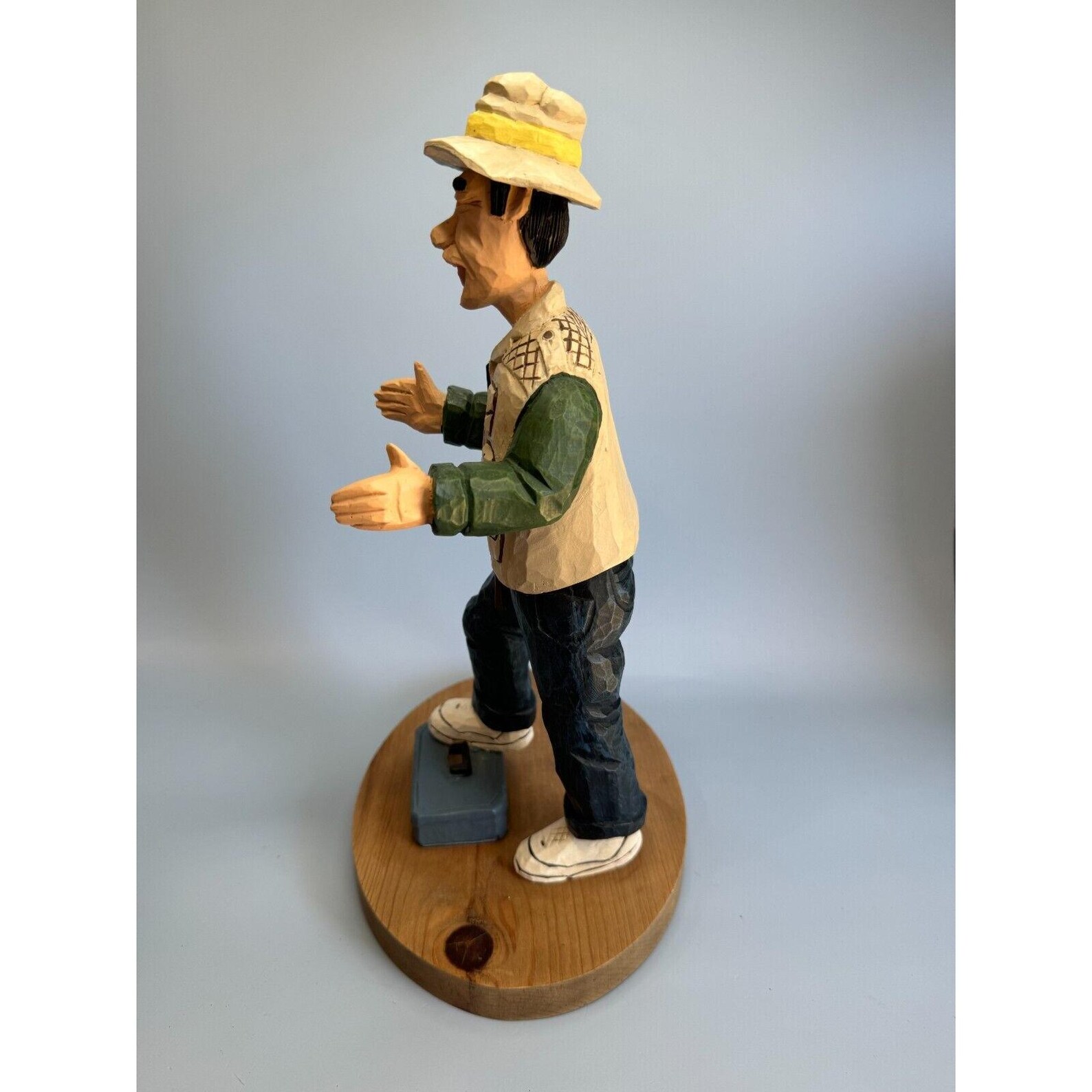 Dave Constantine Fisherman Figure Telling Tales 1993 Signed the Hadley ...