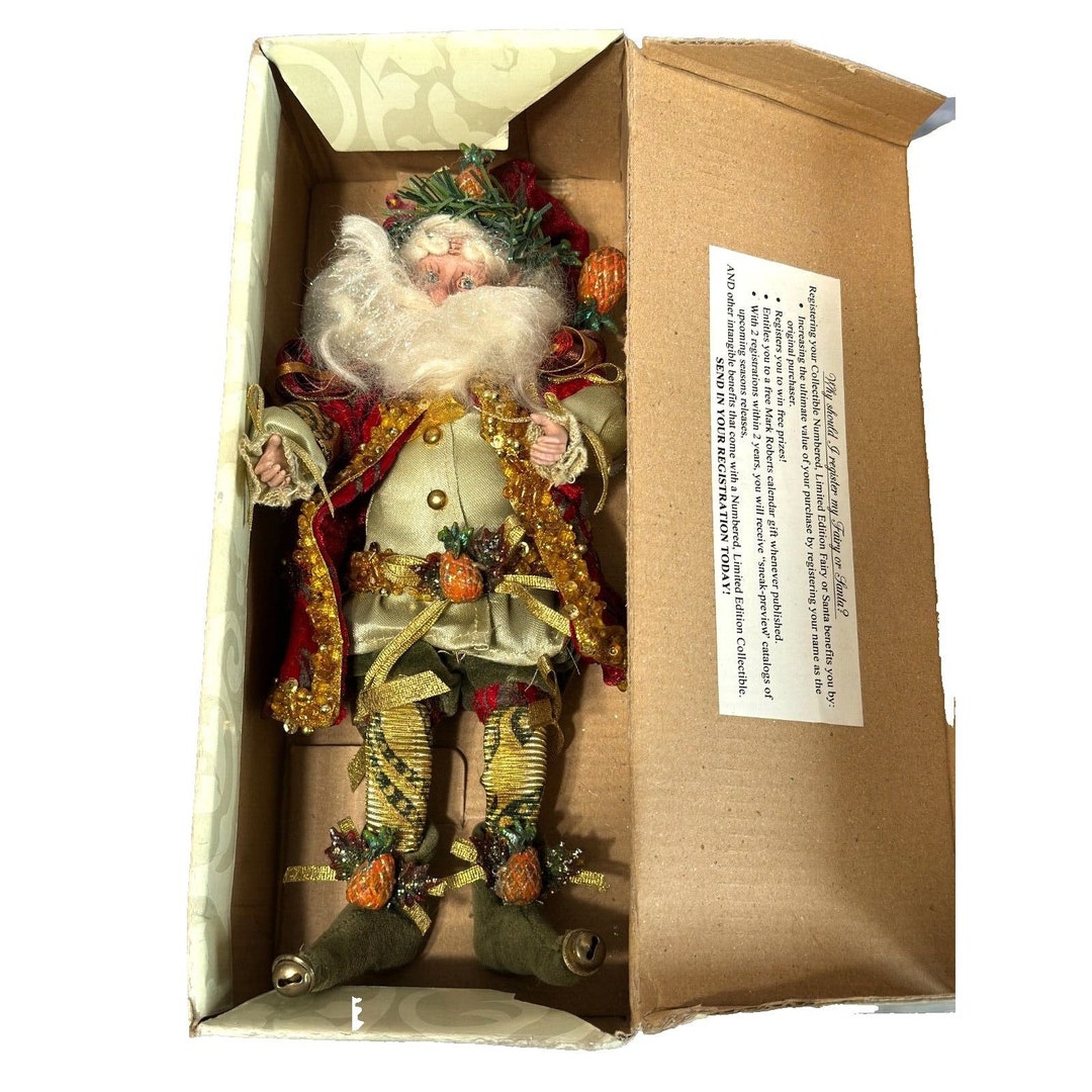 Mark Roberts Fairies Hospitality Fairy Santa 10 With Original Box No ...