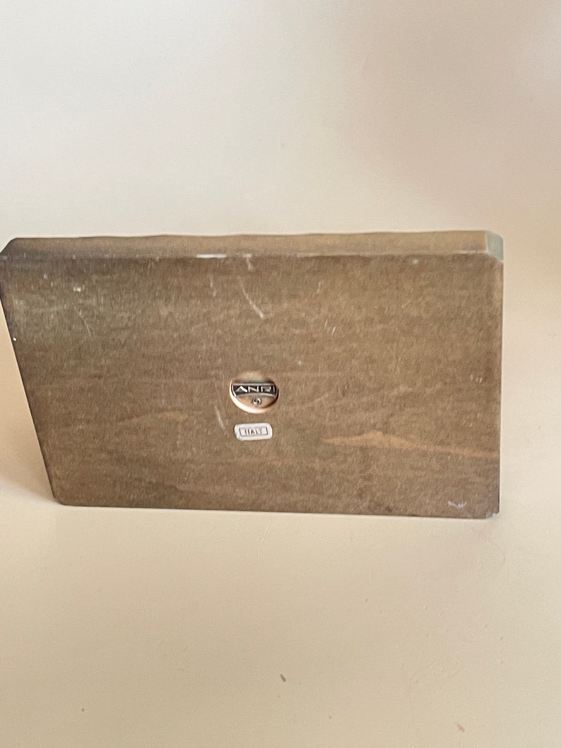 Vintage Anri Mailbox W/fence Taly Carved Wood Back Drops Display Italy ...