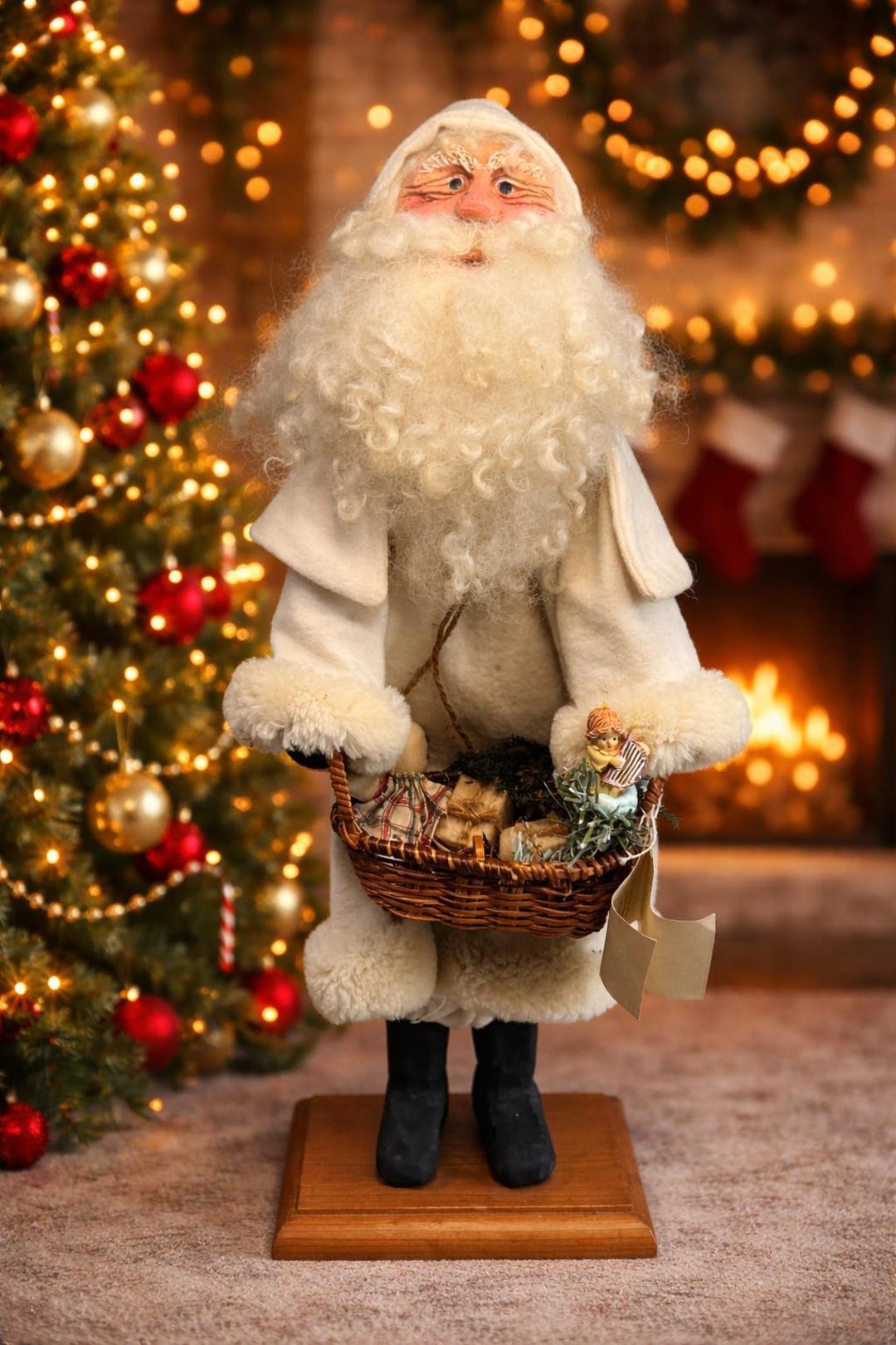 Mike and Valerie Fransen Folk Artist 1910 St. Nicholas Limited Edition ...