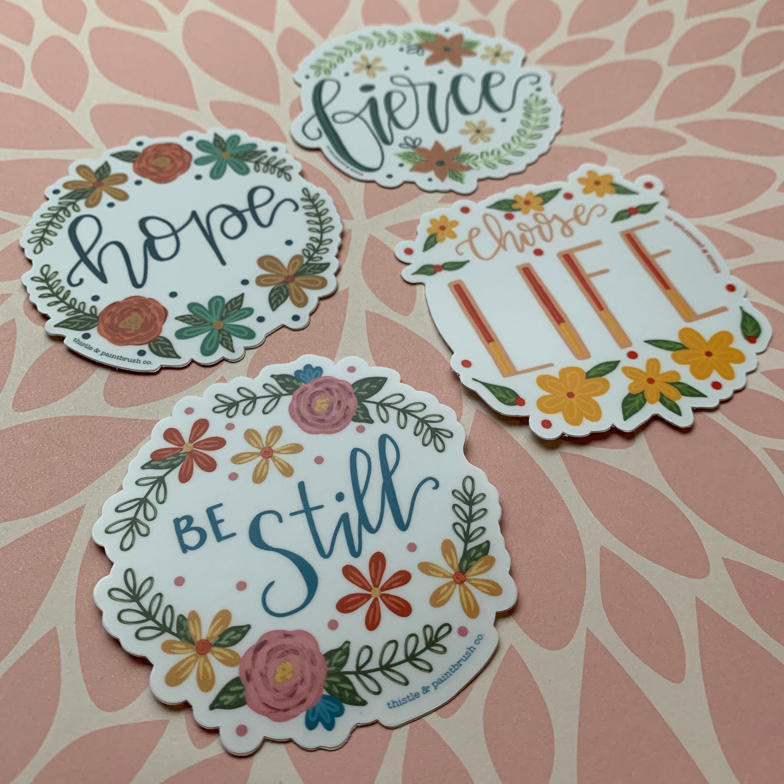 Be Still Weatherproof Vinyl Sticker 3x3 | Etsy