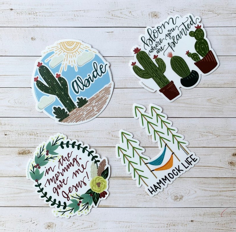 Abide Vinyl Sticker 3 Weatherproof Sticker | Etsy