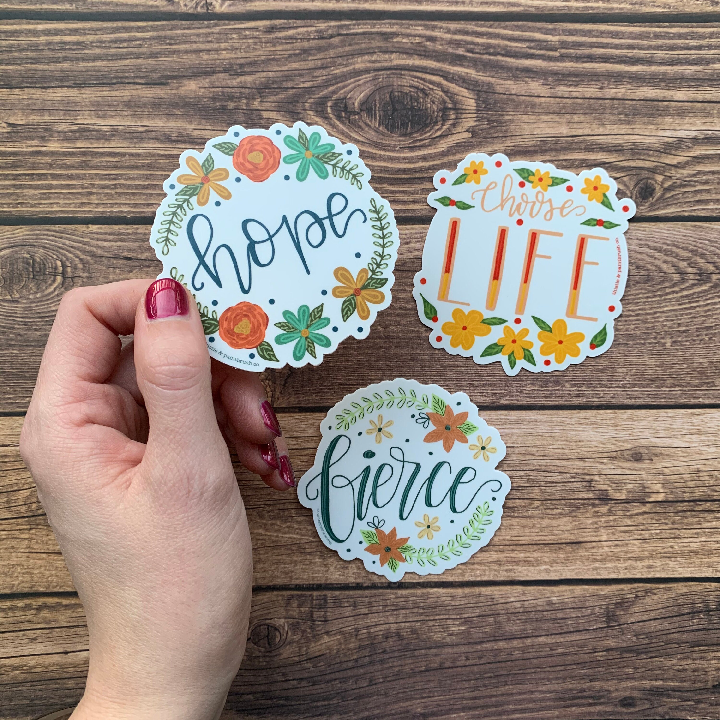 Hope, Weatherproof Vinyl Sticker, 3x3 - Etsy