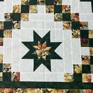 Timeless Irish Chain Star Quilt Top - Traditional Geometric Artistry - Etsy