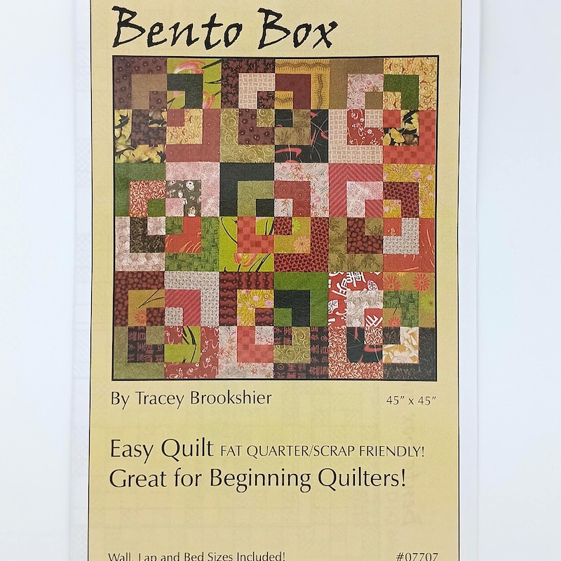 Bento Box Quilt Pattern - Etsy