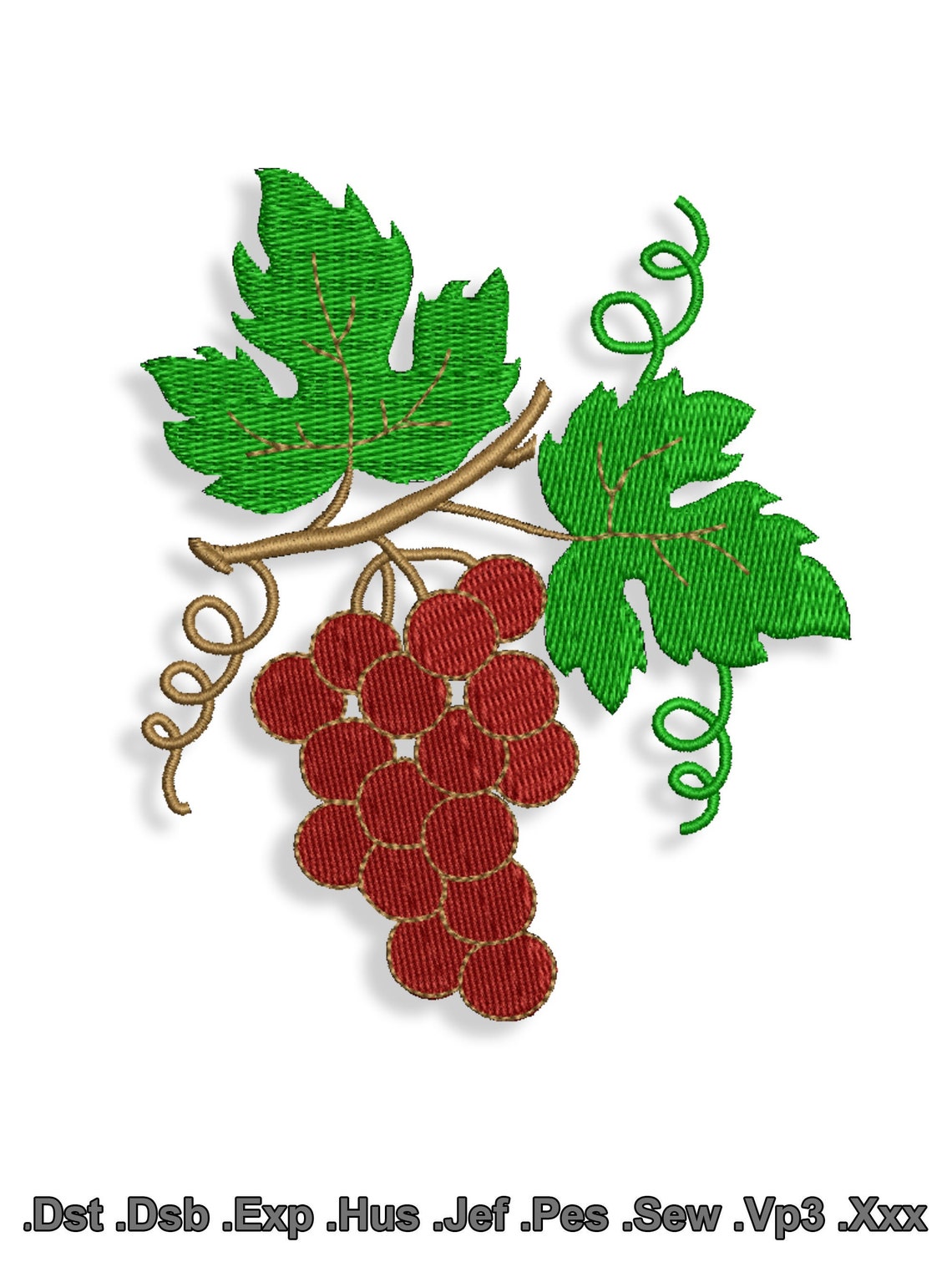 Grape Embroidery Designs - Etsy