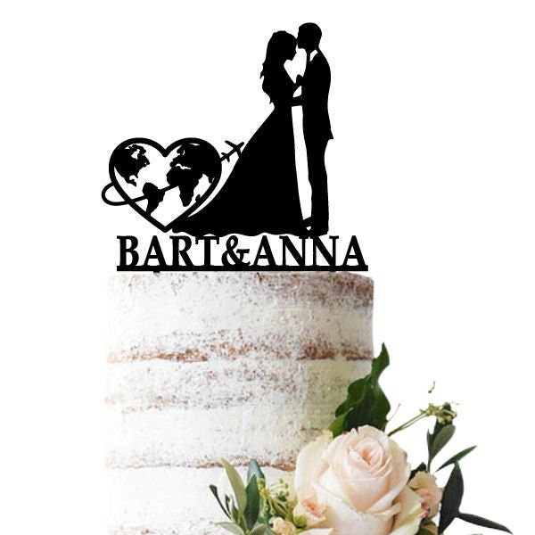 Globe Cake Topper - Etsy