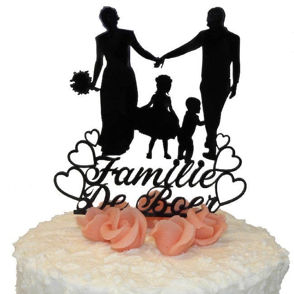 Family Cake Topper - Etsy