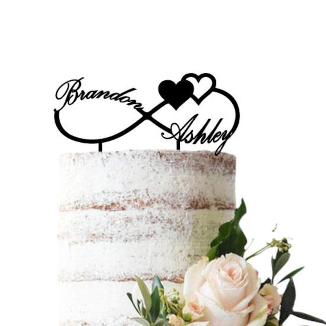 Wedding Cake Topper Infinity - Etsy