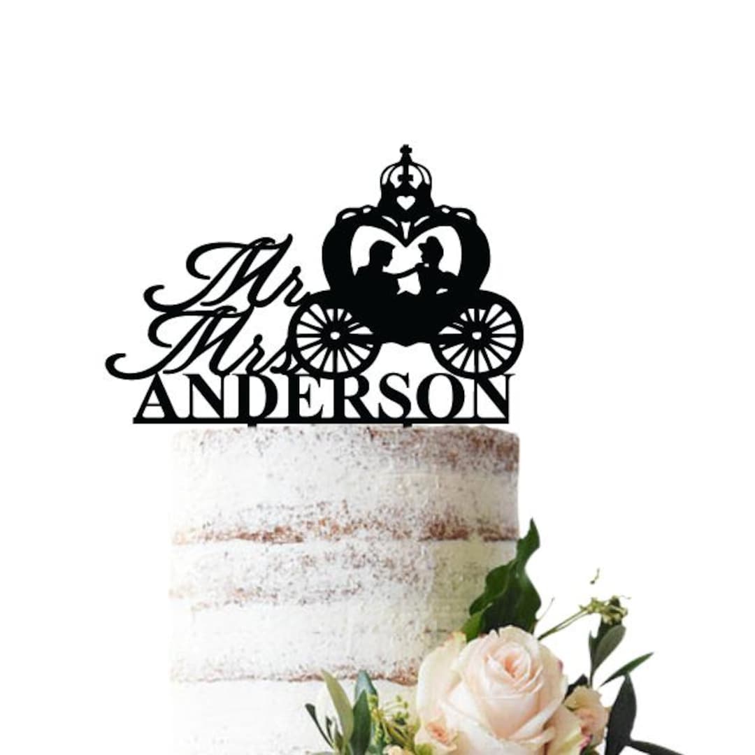 Wedding Cake Topper Cinderella Carriage - Etsy