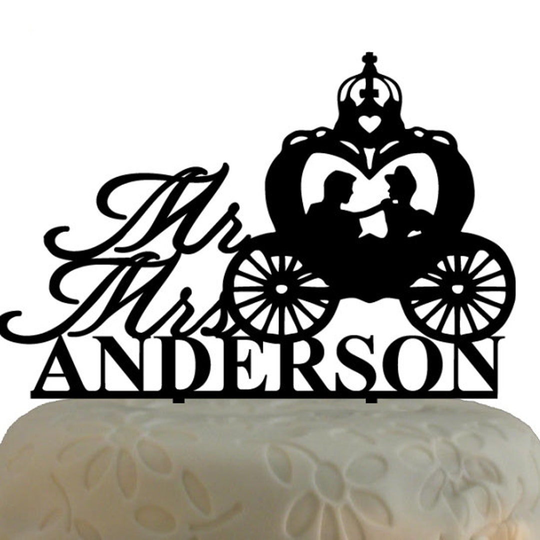 Wedding Cake Topper Cinderella Carriage - Etsy