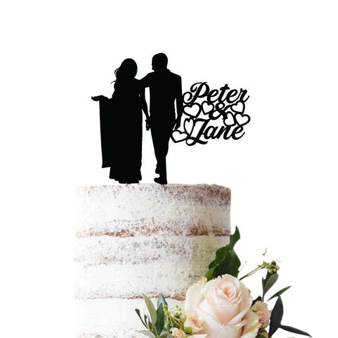 Wedding Cake Topper With Bride Wearing a Sari - Etsy