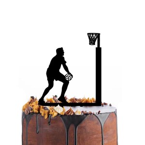 Birthday Cake Topper With a Netball Player, Different Variations and ...