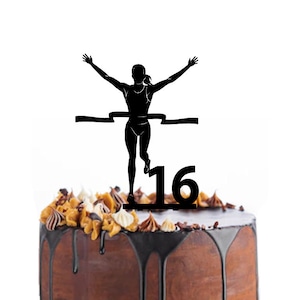 Birthday Cake Topper With a Female (marathon) Runner, Different ...