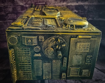 Steampunk Metal Box, Military Box, Metal Organizer, Industrial Box ...