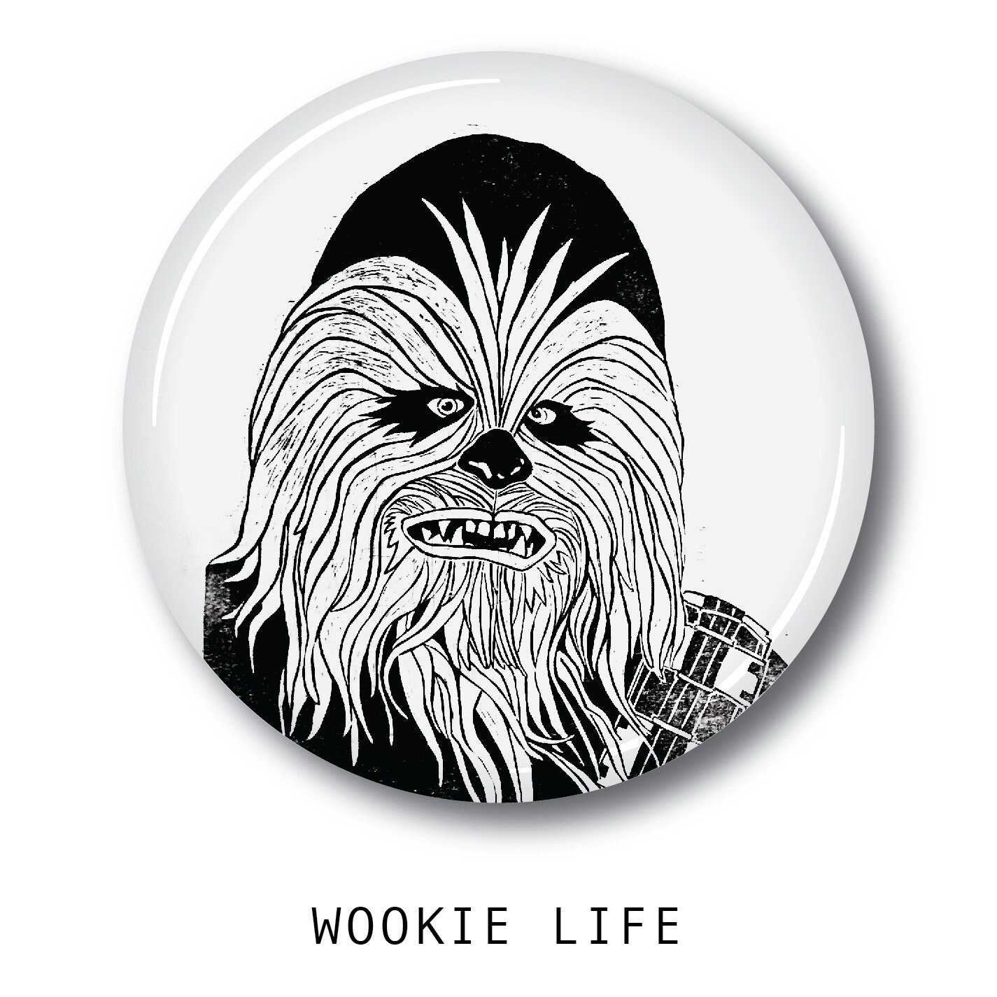 Wookie Black And White