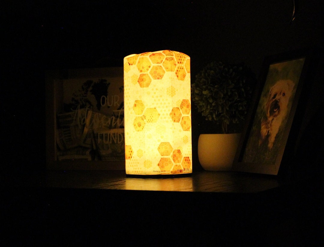 Honeycomb Lamp - Origami Home Decor Paper Night Light - Etsy