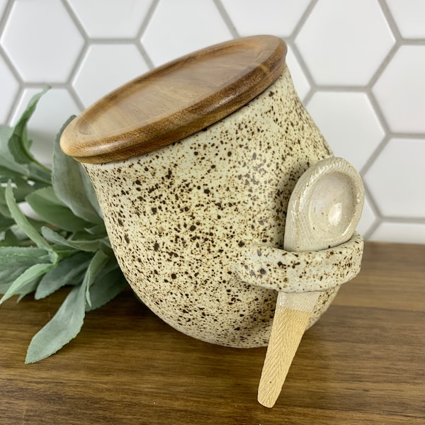 Pottery Salt Pig - Etsy