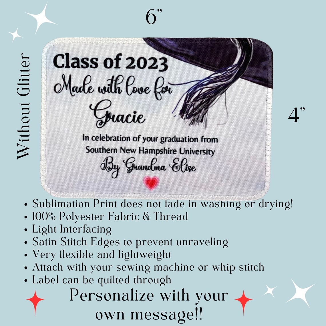 Personalized Graduation Quilt Label Custom Graduation Quilt - Etsy