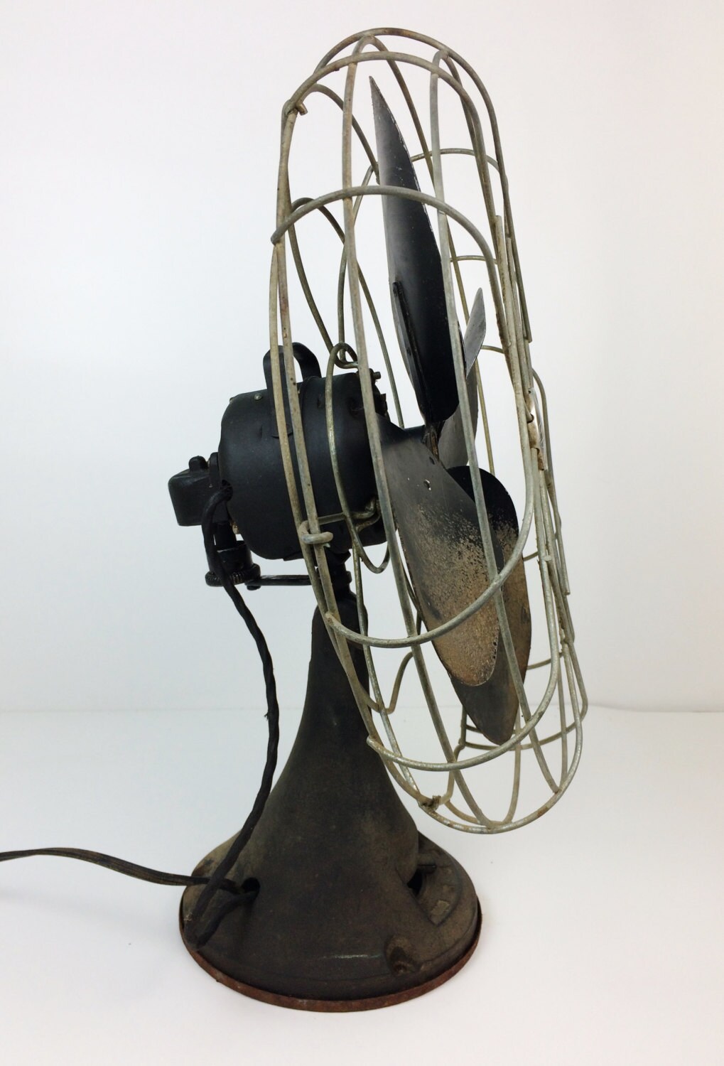 Antique Vintage Emerson Electric Oscillating Working Brass Blade Cast ...