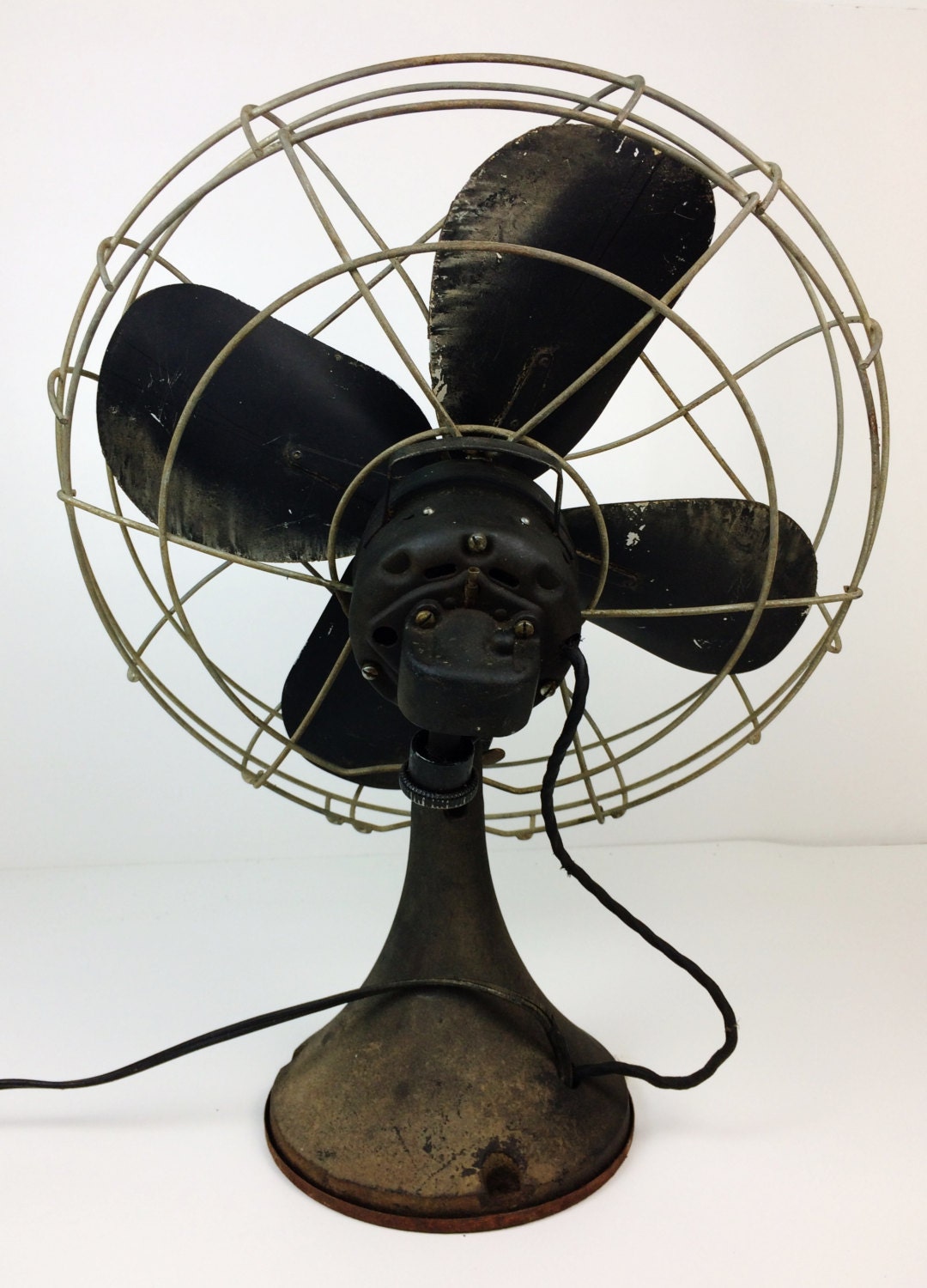 Antique Vintage Emerson Electric Oscillating Working Brass Blade Cast ...