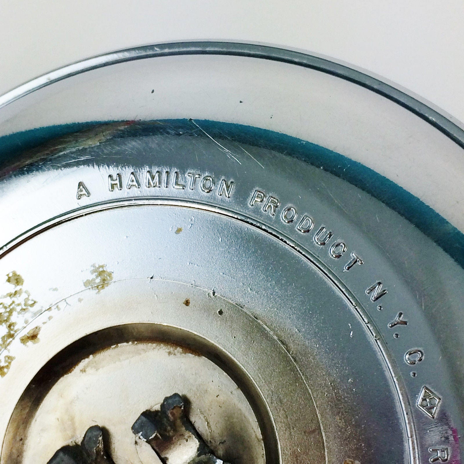 Vintage Art Deco Hamilton Chrome Elephant Trunk Up Good Luck Ashtray ...