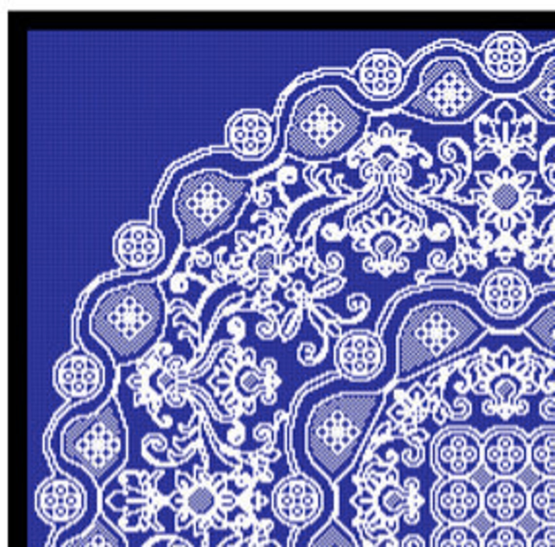 Gossamer Lace in Blackwork PDF Pattern - Etsy UK