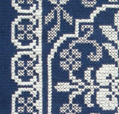 Floral Lace Cross Stitch Pattern (paper Copy) - Etsy