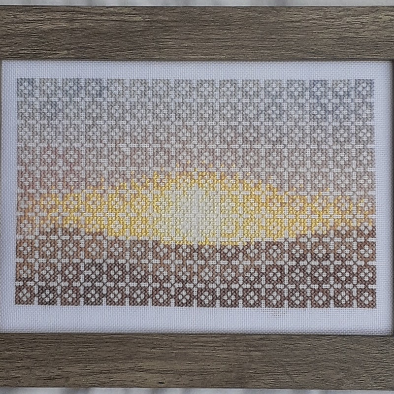 Sunrise Cross Stitch - Etsy