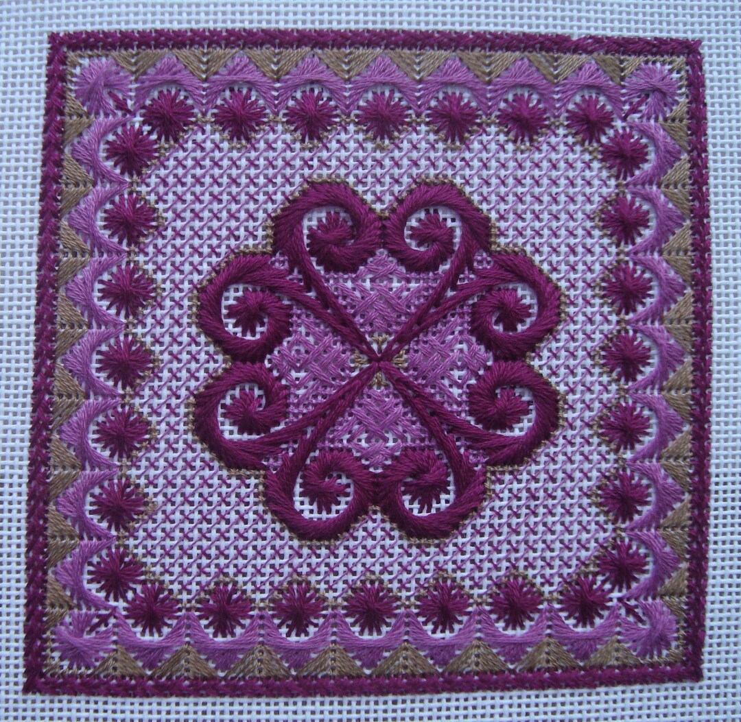 Canvaswork Square #5 (PDF) Pattern - Etsy
