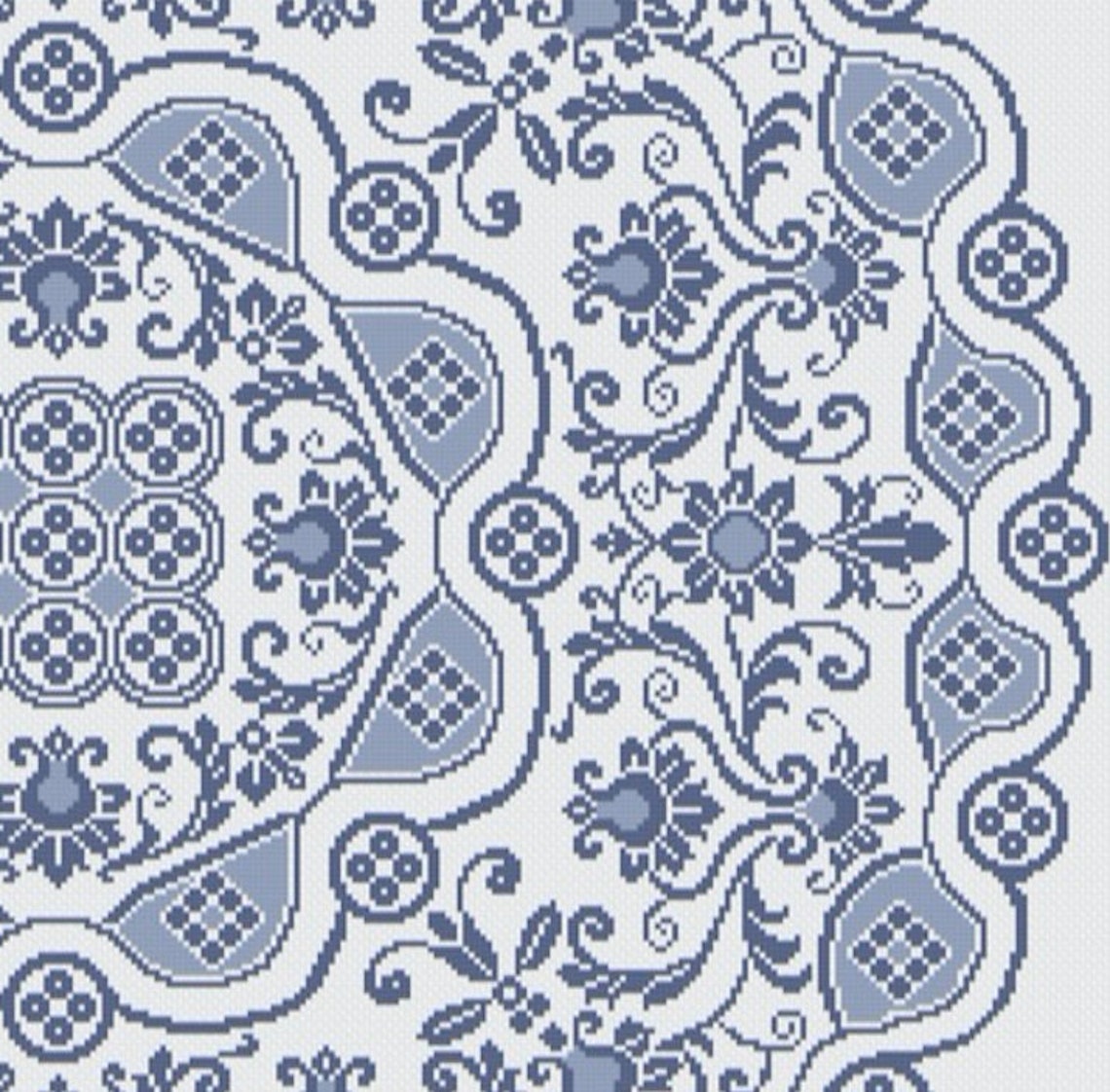 Gossamer Lace in Cross Stitch (PDF) Pattern - Etsy