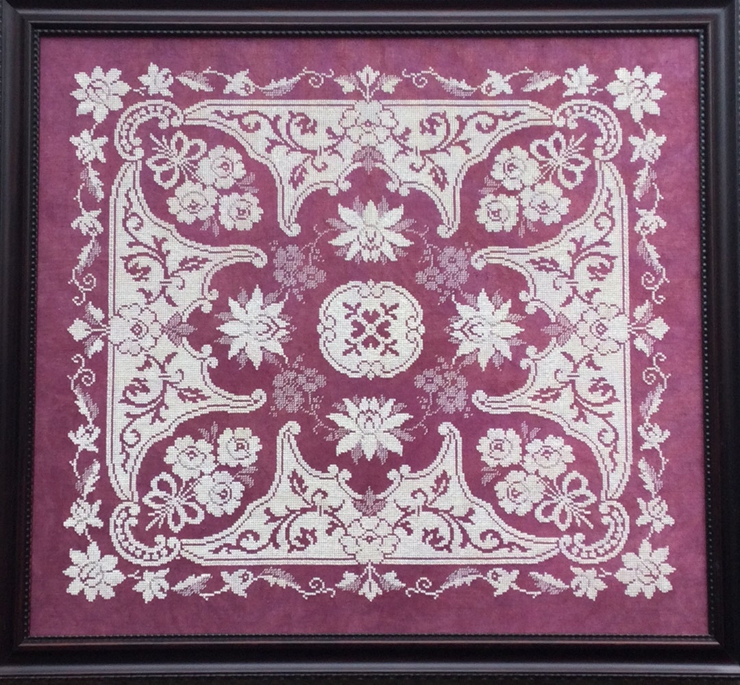 Heirloom Lace Cross Stitch Pattern (pdf) - Etsy