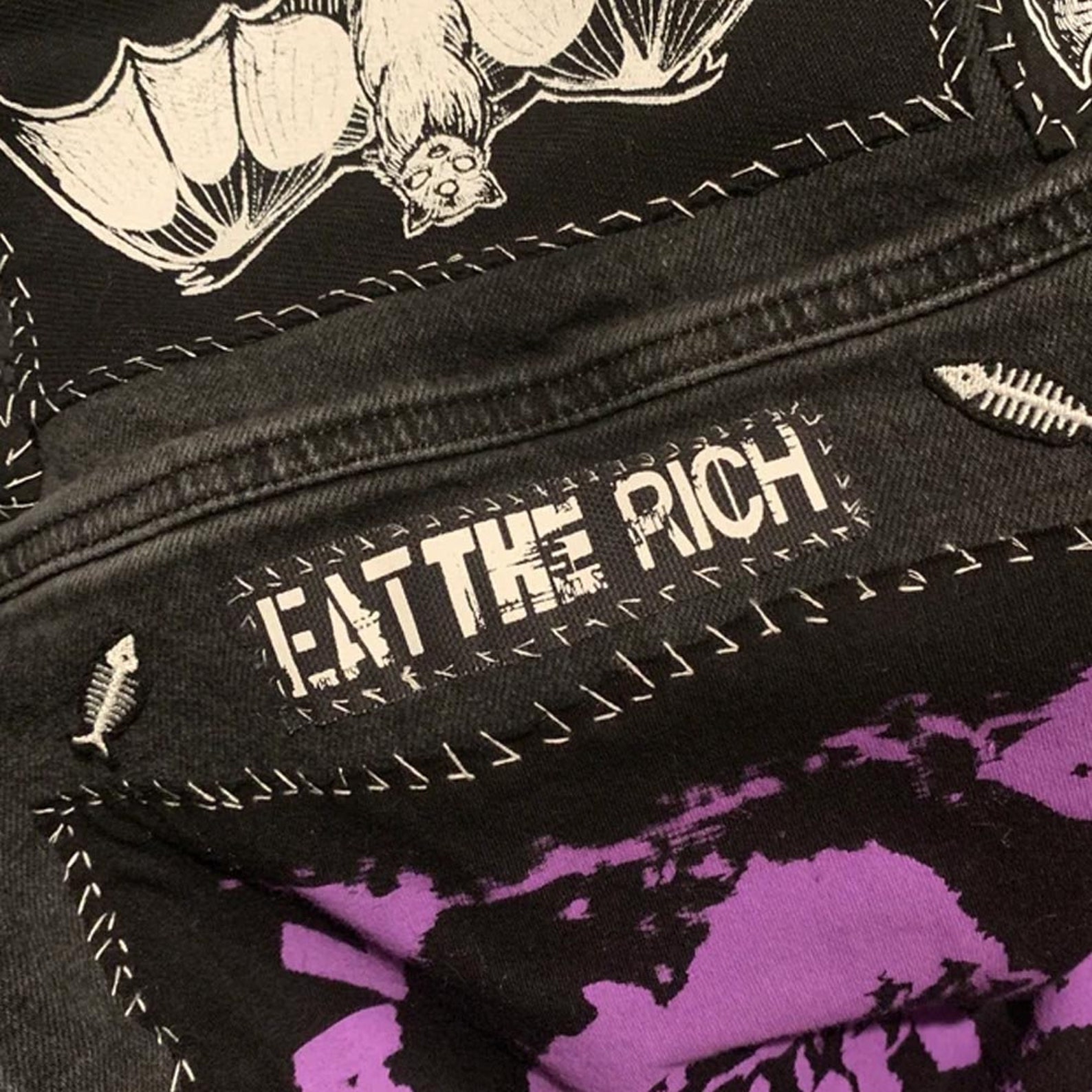 Eat the Rich Patch, Punk Patch, Anarchist Patch, Protest Patch, Resist ...