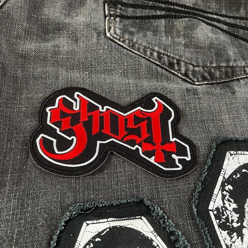 Embroidered Ghost Patches - Etsy