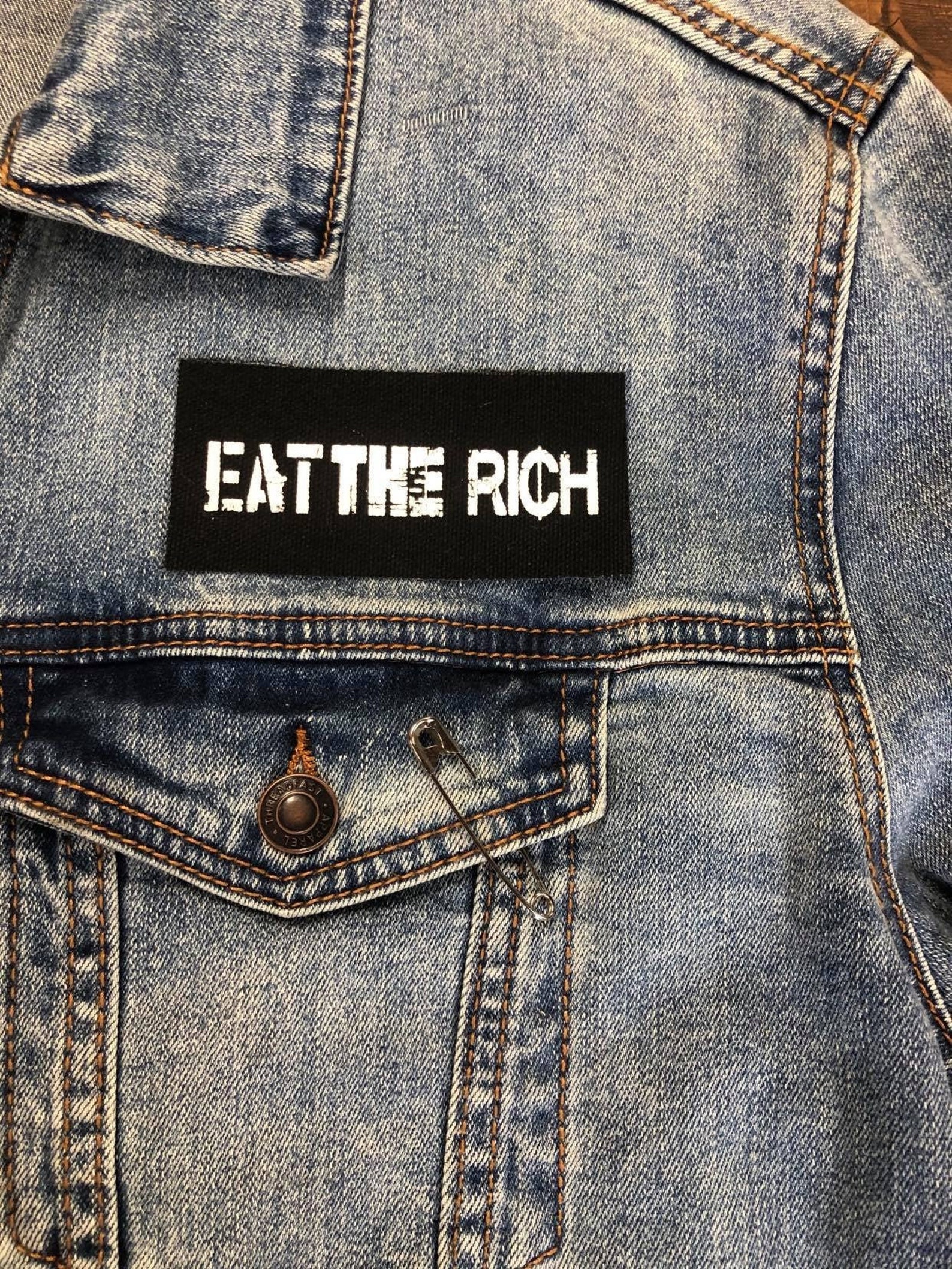 Eat the Rich Patch, Punk Patch, Anarchist Patch, Protest Patch, Resist ...