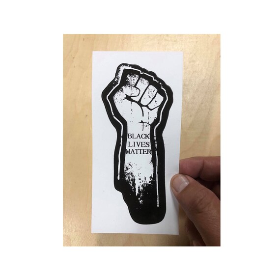 Paper & Party Supplies Stickers Paper Protest Sticker BLM Afro Sticker ...