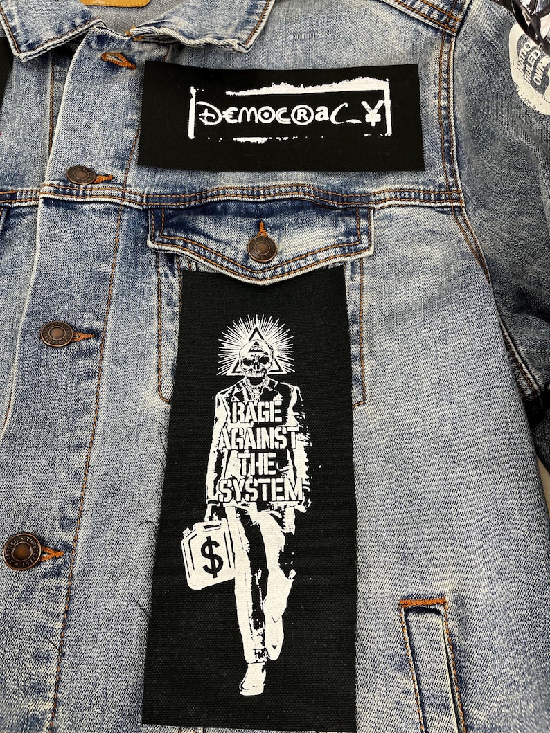 Punk Political Patch Set: Anti-establishment Sew-on Patches - Etsy