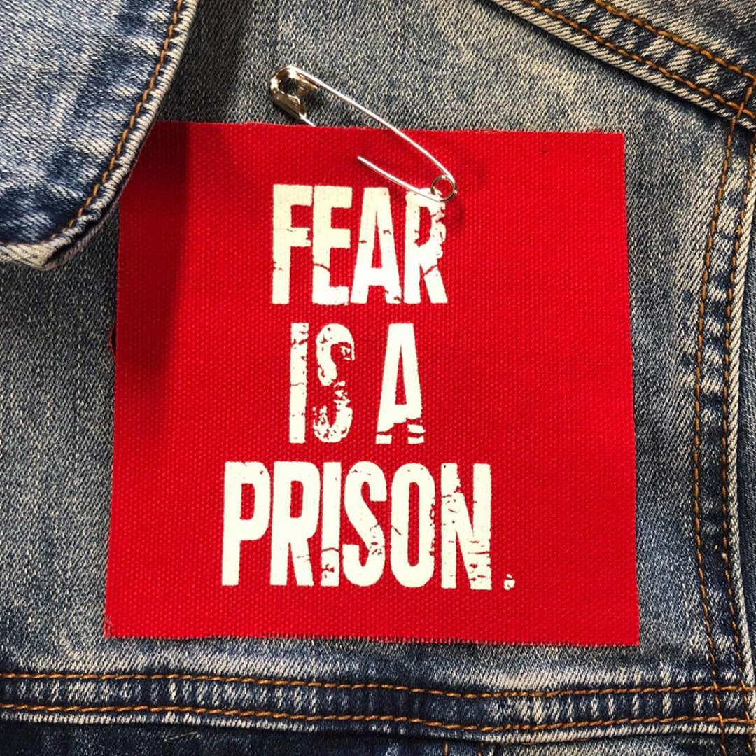 Fear is Prison Patch, Protest Patch, Election Day Patch, Anti ...