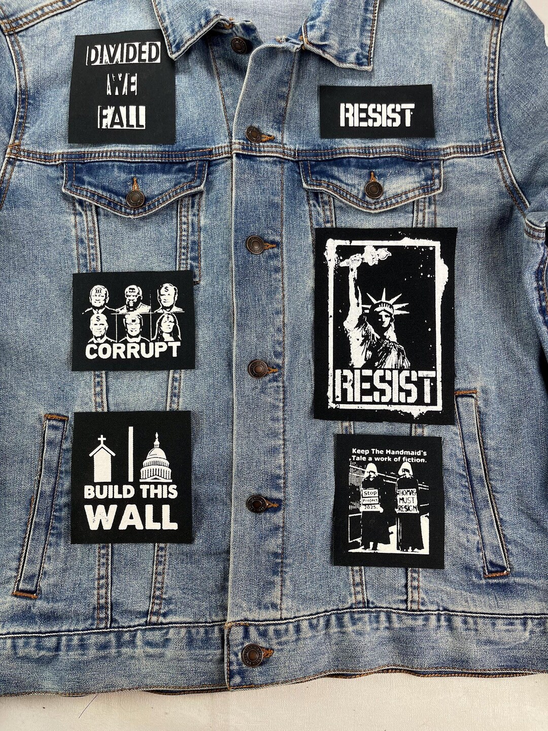 Political Punk Patch Bundle – 6-pack of Protest Patches Including ...