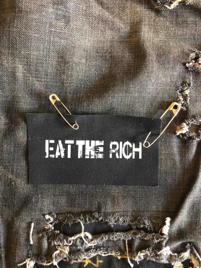 Eat the Rich Patch Punk Patch Anarchist Patch Protest - Etsy