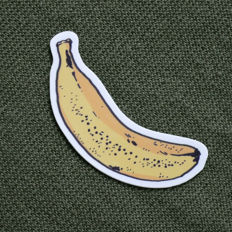 Banana Sticker - Etsy