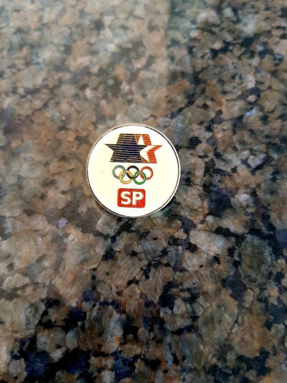 Vintage olympic Pin, Olympic pin, 1984 Souther Pacifi… - Gem
